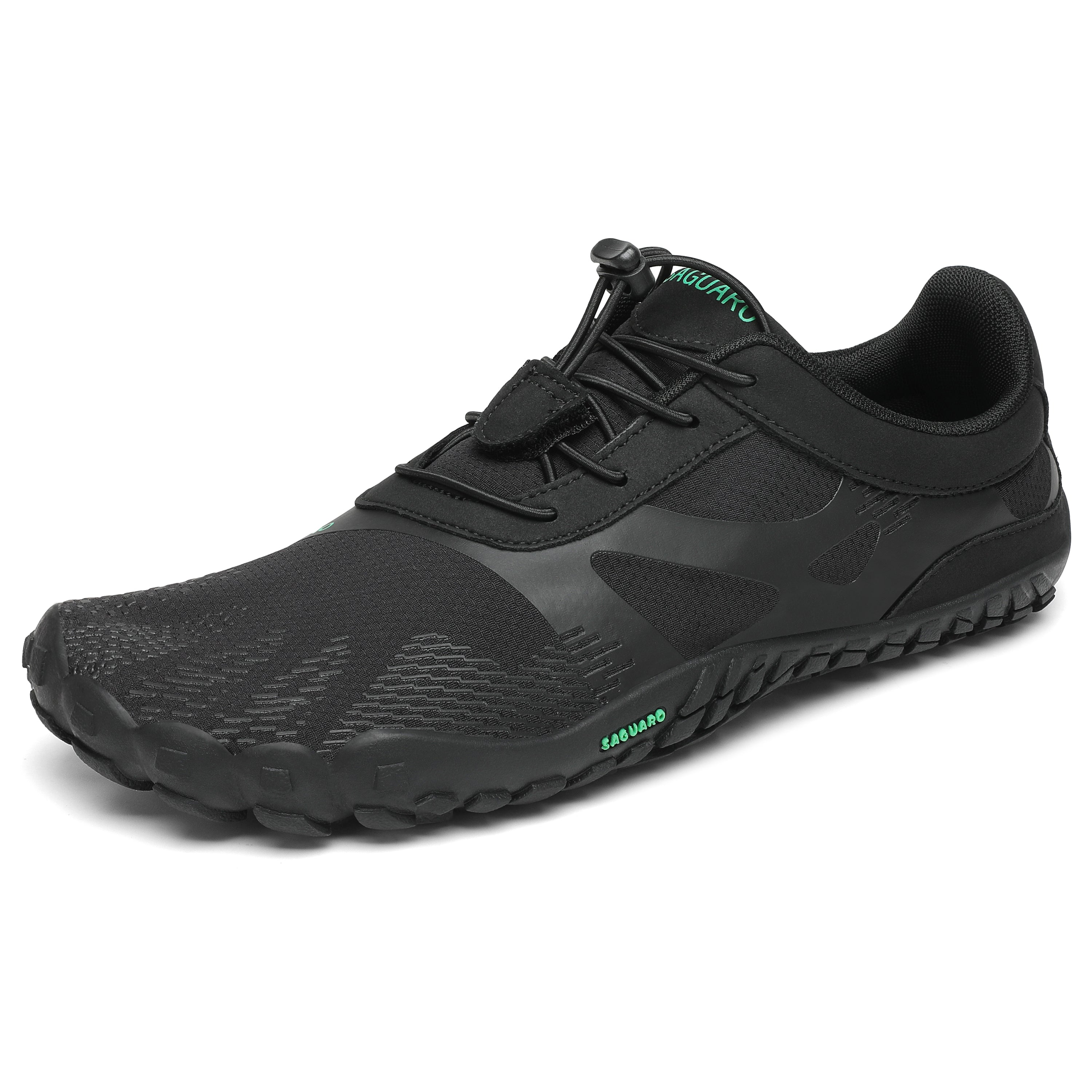 Barefoot sneakers aqua shoes Saguaro Vitality Black – Barefoot Shoes ...