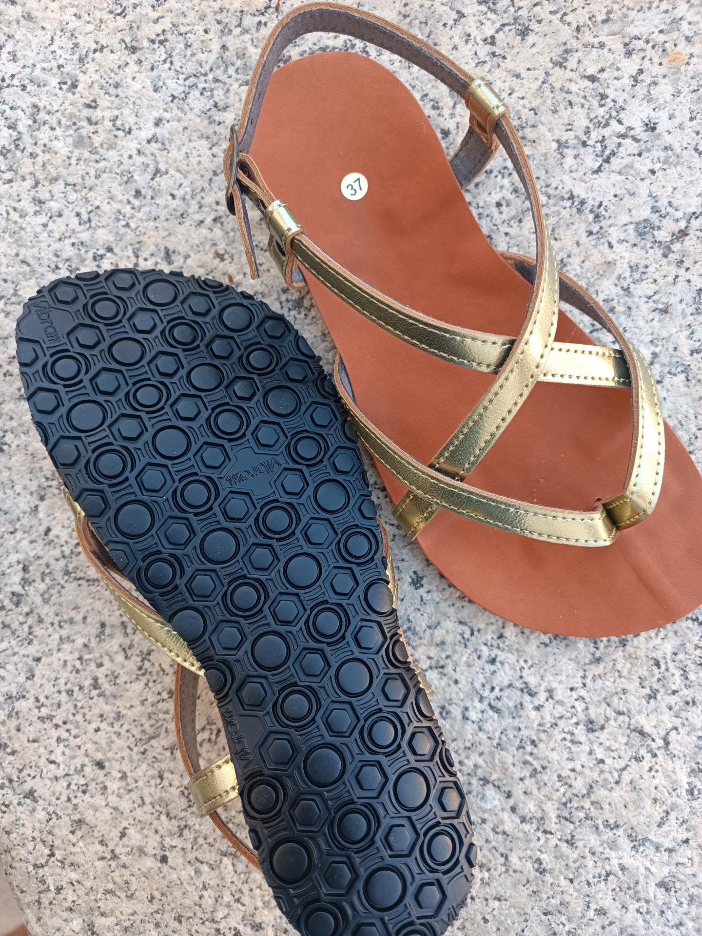 Bioworld Barefoot Huidobro Womens Sandals Gold – Barefoot Shoes Australia