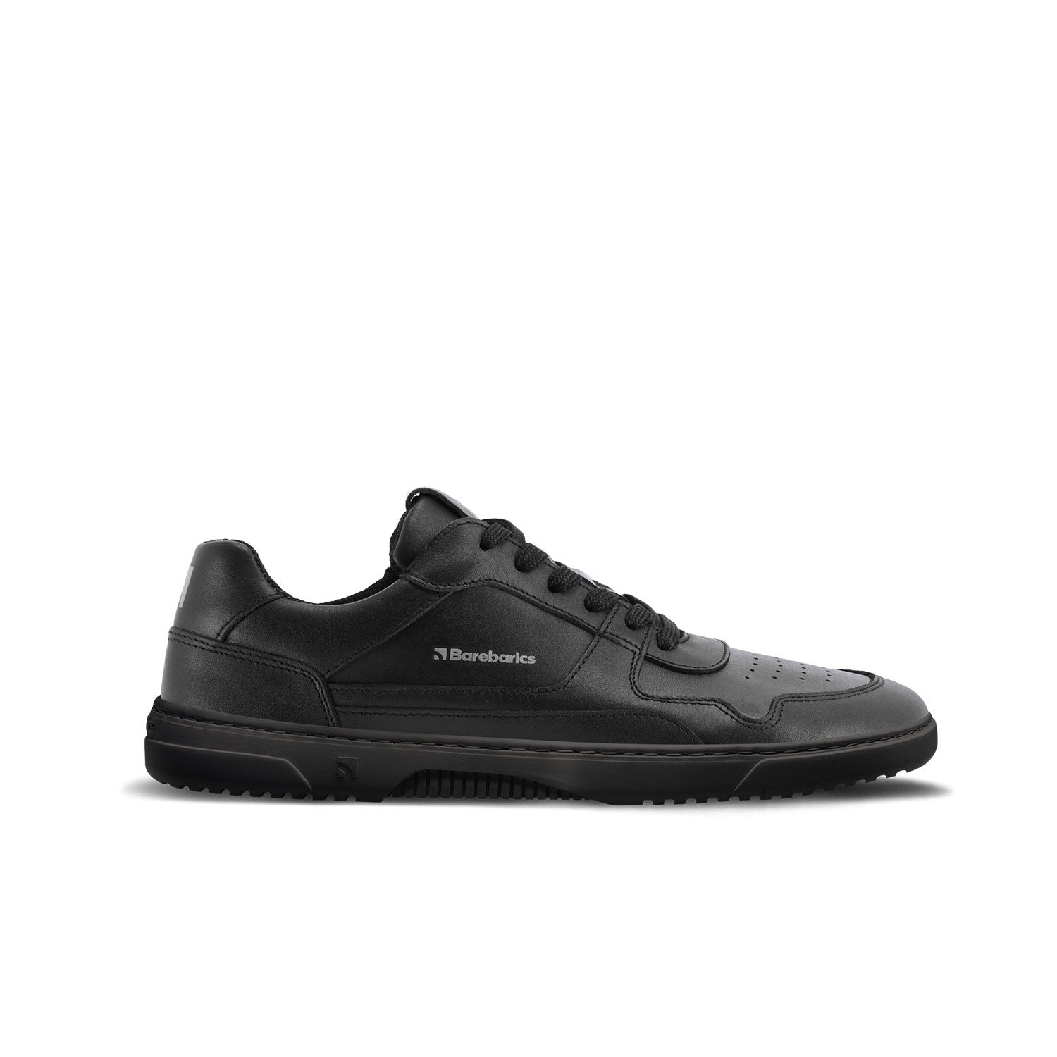Barebarics Zing - All Black (Leather) – Barefoot Shoes Australia