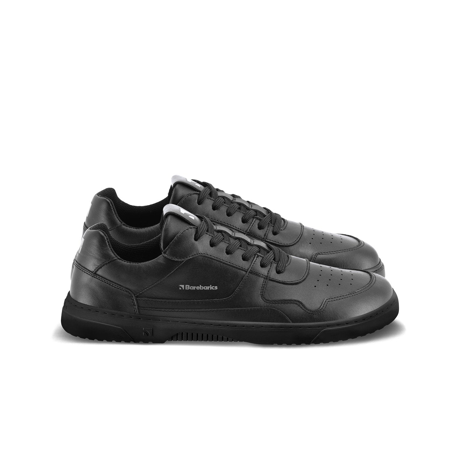 Barebarics Zing - All Black (Leather) – Barefoot Shoes Australia